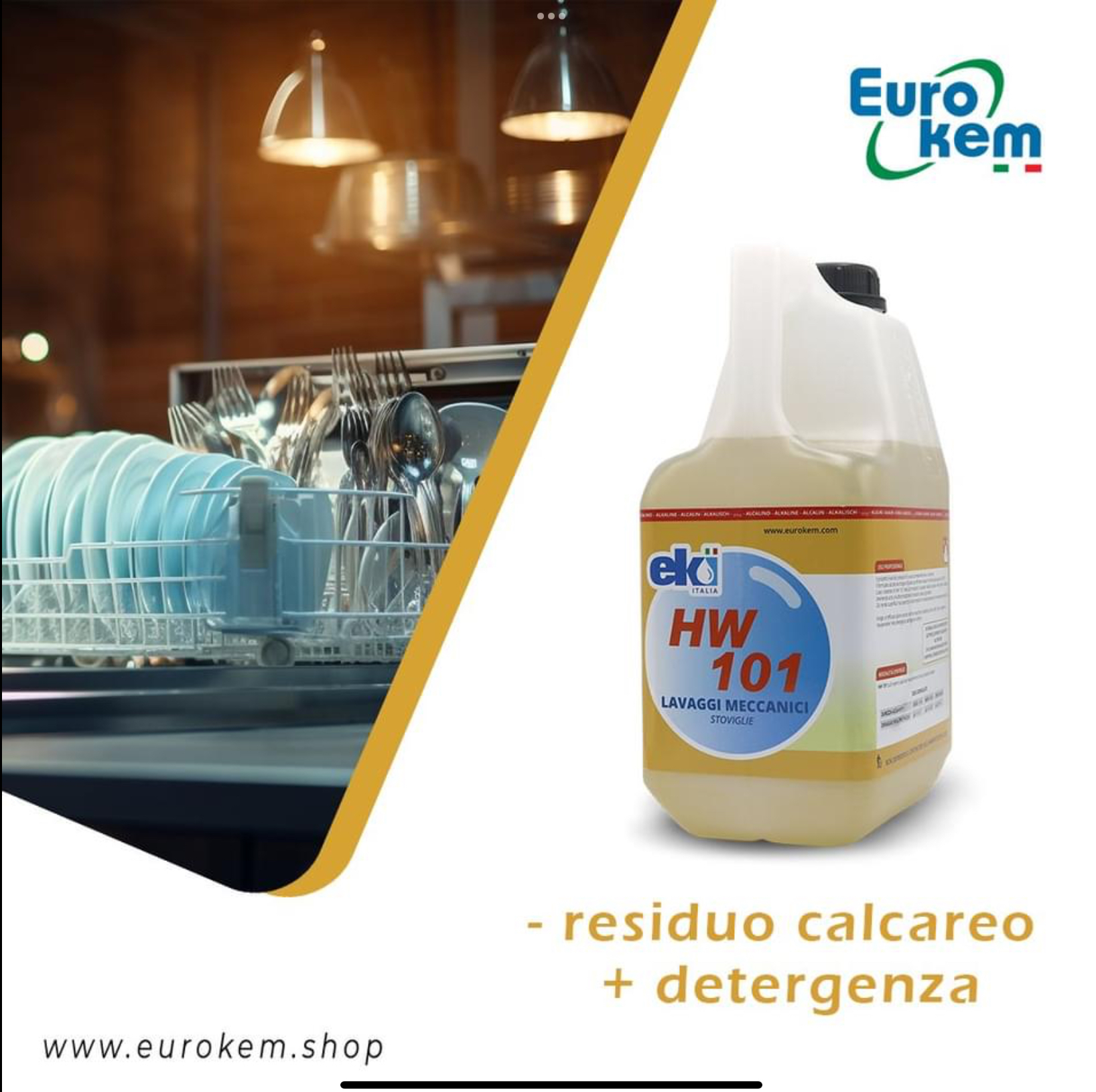 Eurokem : HW 101 Detergente Lavastoviglie - Notizie - NUOVO Cityrumors ...