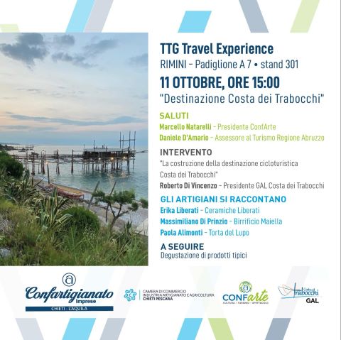 Turismo: la Costa dei Trabocchi protagonista al TTG Travel Experience di Rimini - Notizie ...
