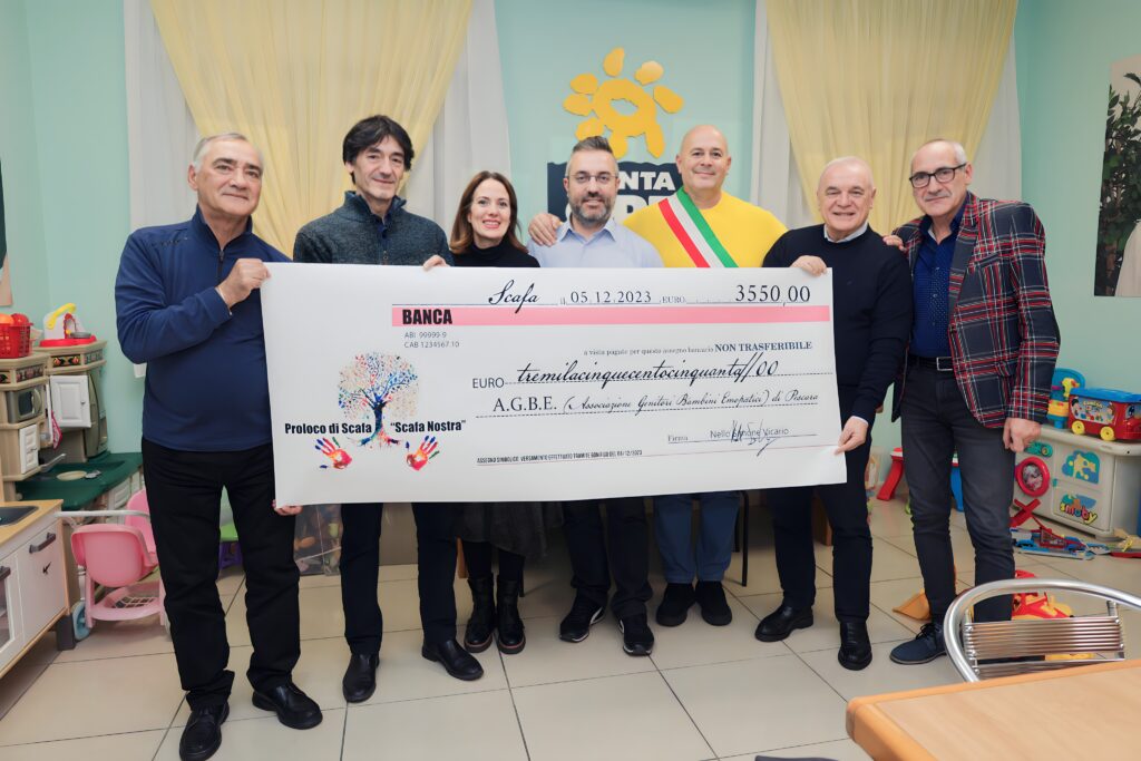 La Pro Loco di Scafa dona 3500 euro all'Agbe di Pescara - Notizie ...