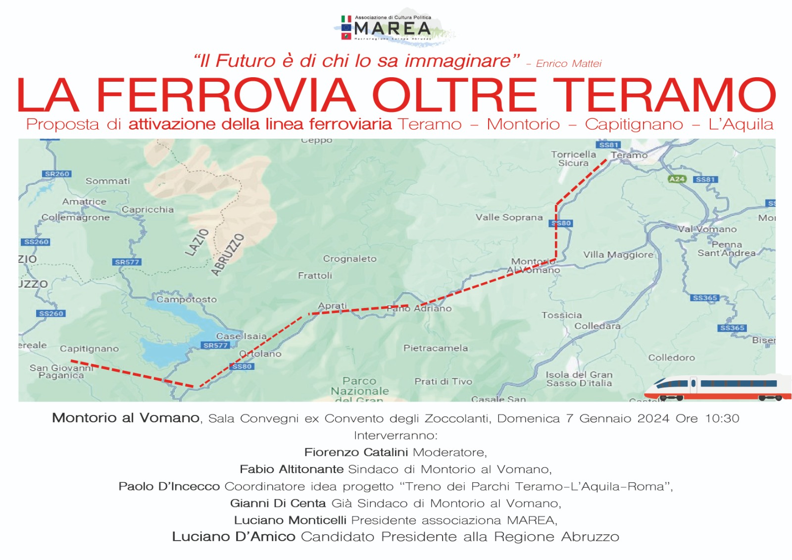 La ferrovia oltre Teramo con il progetto del treno dei parchi: l'incontro - Notizie - NUOVO ...