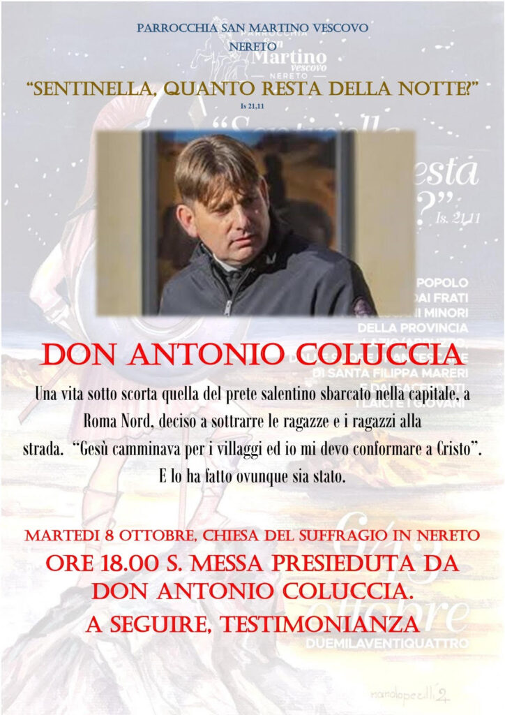 Don Antonio Coluccia, il prete anti-spaccio incontra i giovani di ...